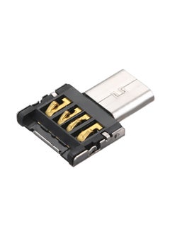 Generic Micro USB Male To USB Female Mini OTG Adapter Black/Silver UAE ...