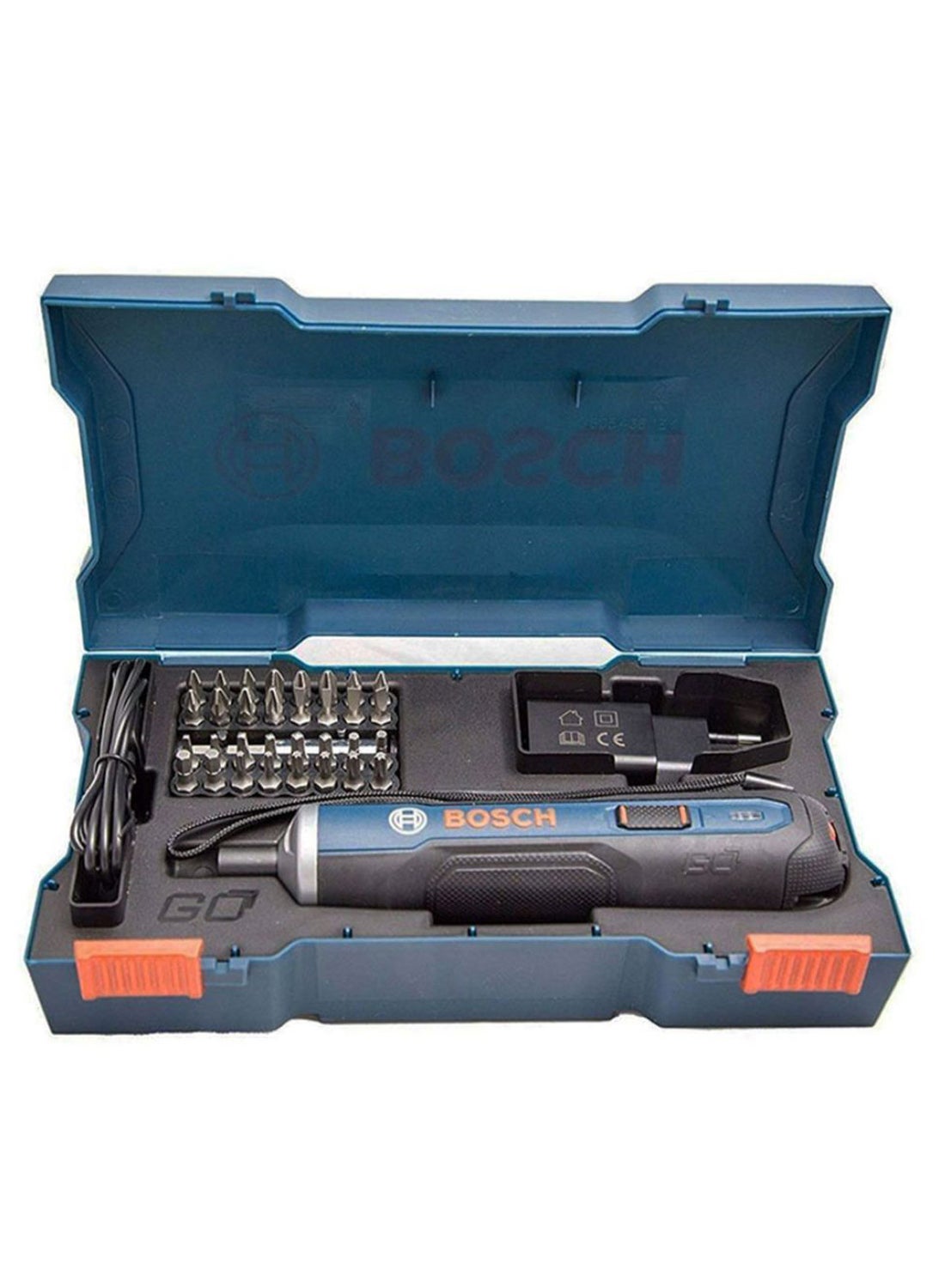 BOSCH Professional GO Cordless Screwdriver And Accessory Set Blue/Black ...