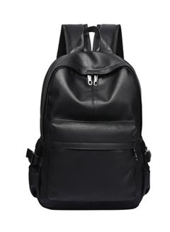Generic Young College Student Leather Backpack Black UAE | Dubai, Abu Dhabi