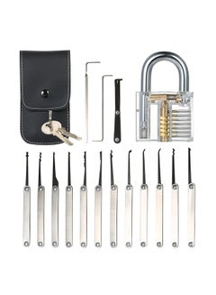 Generic 15-Piece Lock Picking Set Multicolour KSA | Riyadh, Jeddah