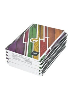 Light 10-Piece A5 Spiral Bound Notebook Set Multicolour UAE | Dubai ...