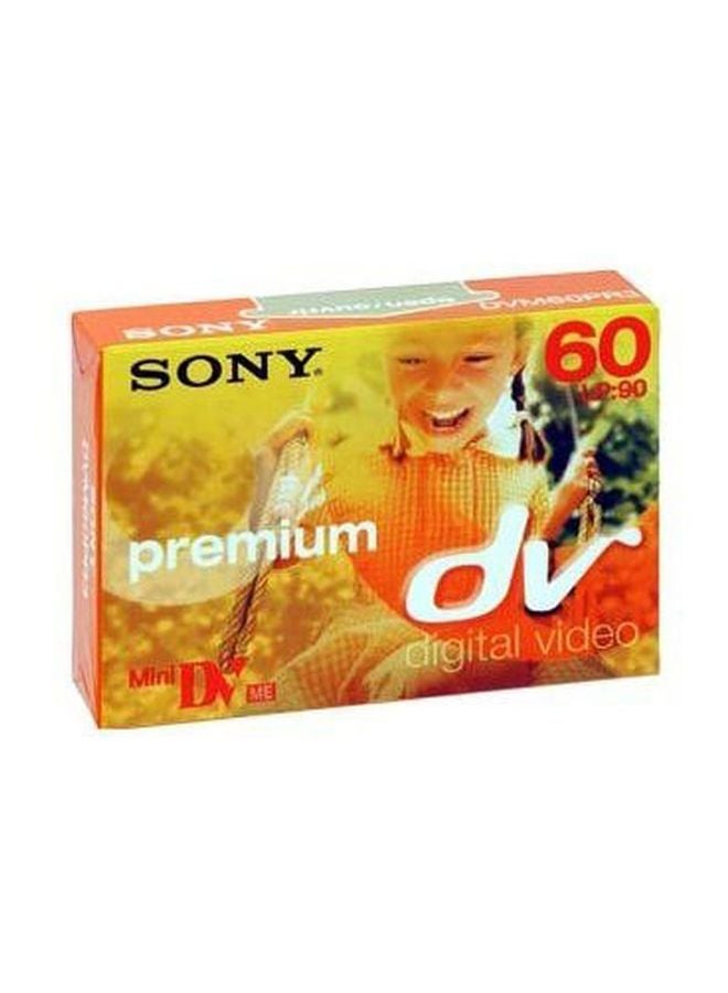 Sony Mini DV Camcorder Videotape Cassette SONDVM60PRL Yellow/Red | Best ...