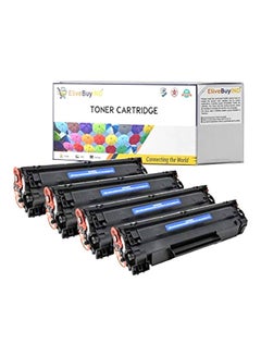 Elivebuyind 4-Piece Replacement Toner Cartridge For HP LaserJet Mfp ...