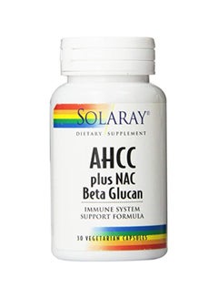 Solaray AHCC Plus NAC Beta Glucan Dietary Supplement - 30 Capsules UAE ...