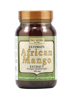 Only Natural Ultimatte African Mango Extract Dietary Supplement (500Mg ...