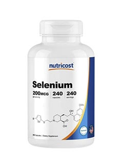 Nutricost Selenium 200mcg - 240 Veggie Capsules | Best Price UAE | Dubai, Abu Dhabi