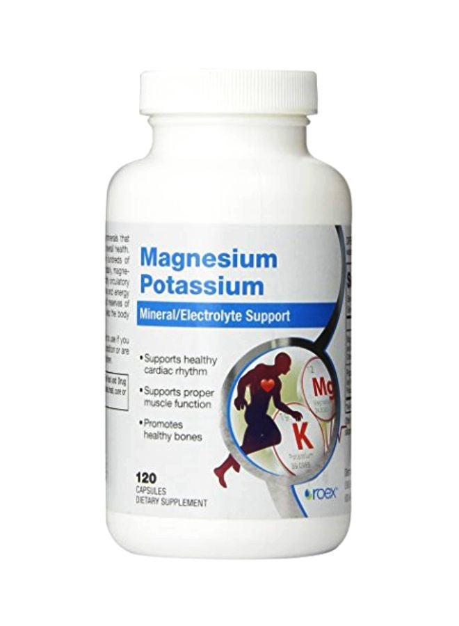 Roex Magnesium Potassium Dietary Supplements - 120 Capsules | Best ...