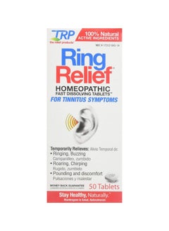 THE Relief Products Ring Relief Fast Dissolving Tablets - 50 Tablets ...