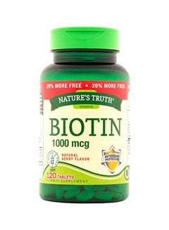 Nature's Truth Biotin Vitamin Supplement 1000mcg - 120 Tablets Egypt ...