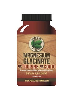 Pure Lab Vitamins Magnesium Glycinate Dietary Supplement - 120 Capsules ...