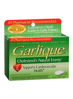 Garlique 6-Piece Caplets Cardiovascular Health Support Dietary ...