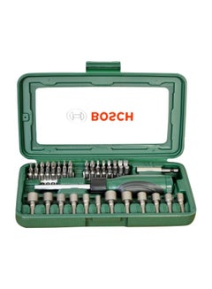 BOSCH 46-Piece Screwdriver Set Green/Black/Silver KSA | Riyadh, Jeddah