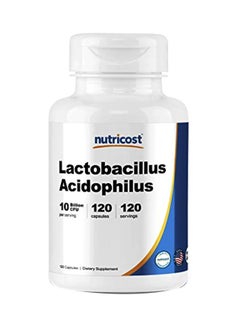 Nutricost Lactobacillus Acidophilus Dietary Supplement - 120 Capsules ...