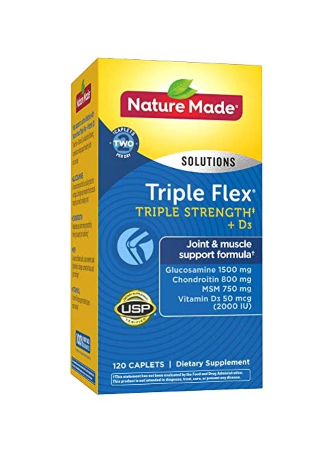 Nature Made Triple Flex Triple Strength Dietary Supplement - 120 ...