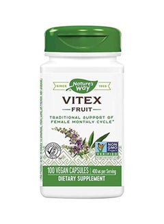 Nature's Way Vitex Fruit Dietary Supplement -100 Capsules KSA | Riyadh ...