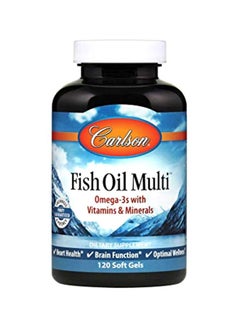 Carlson Fish Oil Multi Omega-3s With Vitamins And Minerals - 120 ...