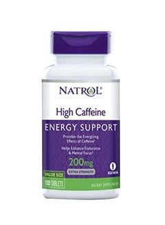 NATROL High Caffeine Energy Support Dietary Supplement 100 Tablets KSA ...