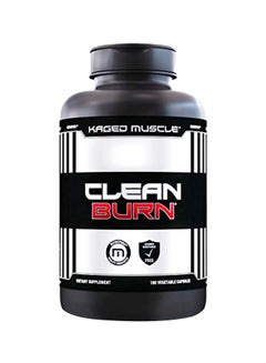 KAGED MUSCLE Clean Burn Dietary Supplement - 180 Veggie Capsules UAE ...