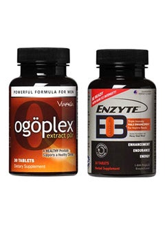 Enzyte MRC Pack Of 2 Enzyte3 And Ogoplex Extract Dietary Supplement ...