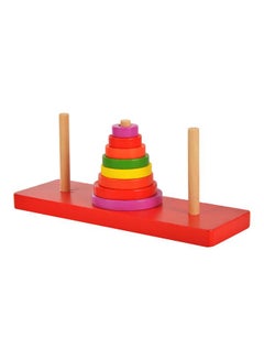 Trinkets & More 9-Piece Wooden Hanoi Tower Stacking Toy SG_TOG-ARC ...