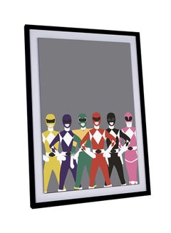 Boomah Accessories Power Rangers Inspired Poster Multicolour ...
