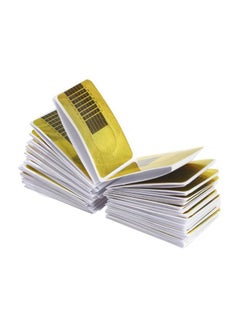 Generic 100-Piece Manicure Extension Paper Set Gold/Black UAE | Dubai ...