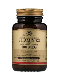 Solgar Natural Vitamin K2 Dietary Supplement 100 Mcg - 50 Capsules UAE ...