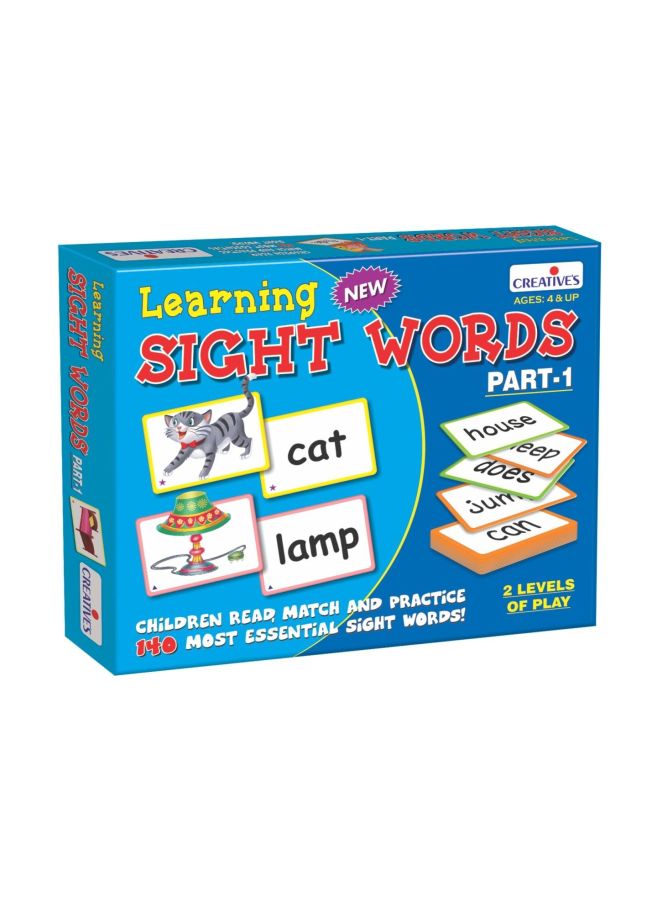 Creative Educational Aids P. Ltd. Learning Sight Words Part-1 Card Game ...