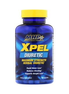 MHP Xpel Maximum Strength Herbal Diuretic Dietary Supplement 80 ...