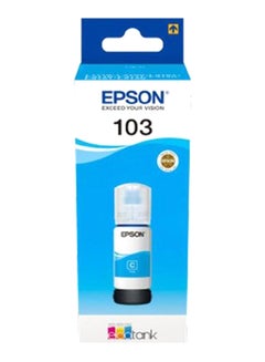 EPSON 103 EcoTank Ink Bottle Cyan UAE | Dubai, Abu Dhabi
