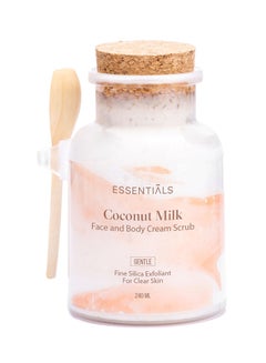 ESSENTIALS Coconut Milk Face and Body Scrub 240ml Egypt | Cairo, Giza