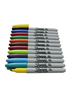 Sharpie 12-Piece Permanent Marker Multicolour UAE | Dubai, Abu Dhabi