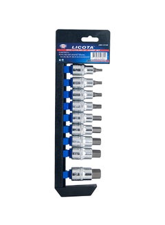 LICOTA 9 Piece Hex/Bit Socket Set Silver 31.2x102.9cm UAE | Dubai, Abu ...