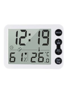 Generic Digital Indoor Thermometer And Hygrometer With Clock KSA ...