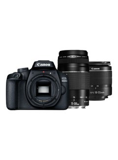 Canon Eos 4000D Dslr Camera With 18-55 Mm And 75-300 Lens UAE | Dubai ...