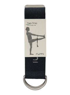 rumi Rumi Earth - Yoga Strap D-Ring Cotton 8 feet - Graphite UAE ...