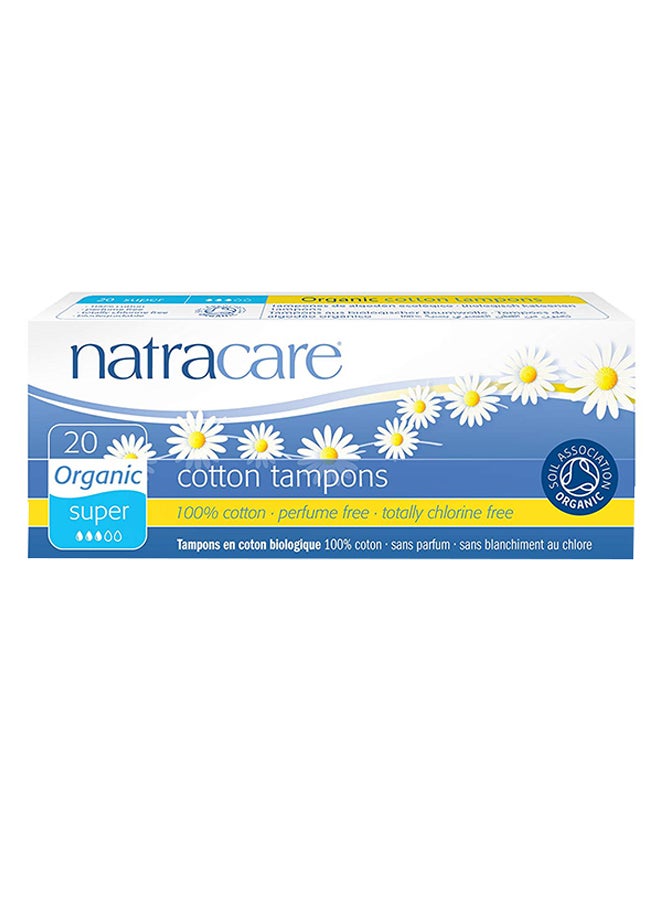 NATRACARE 20-Piece Organic Super Tampon Set | Best Price UAE | Dubai ...
