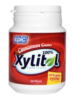 Epic 50-Piece Cinnamon Flavour Xylitol Sweetened Gum Set 75grams UAE ...