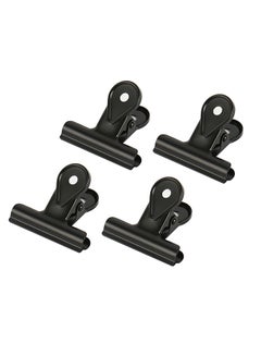 Generic 4-Piece Paper Metal Bulldog Clip Hinge Clips Set Black UAE ...