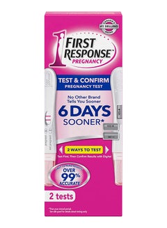 FIRST RESPONSE Double Check Early Result Confirm Pregnancy Test Kit KSA ...