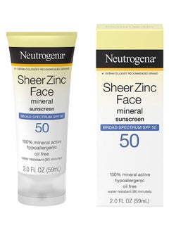 Neutrogena Sheer Zinc Mineral Face Sunscreen Egypt | Cairo, Giza