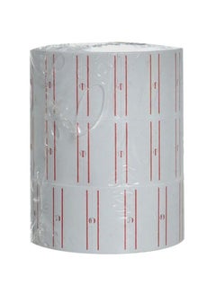 Generic 3-Piece Price Tag Roll Set White/Red KSA | Riyadh, Jeddah