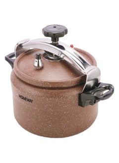 Homeway Marble Coating Non-Stick Arabic Pressure Cooker Brown/Silver ...