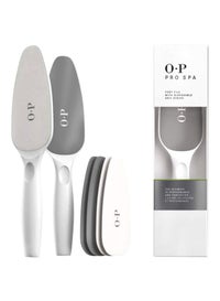 OPI Dual Sided Foot File With Disposable Grit Strips White 20centimeter ...