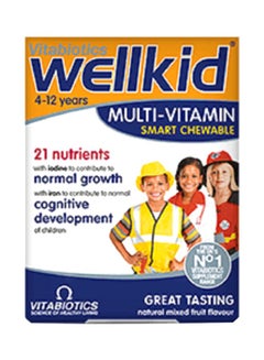 Vitabiotics Wellkid Multivitamin Smart Chewable Dietary Supplement - 30 ...