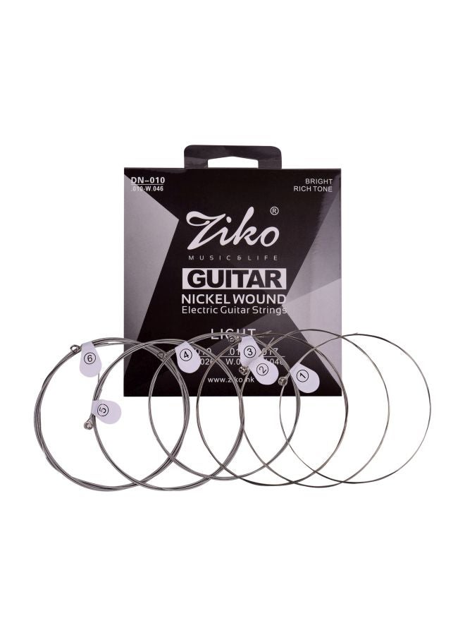 ZIKO Pack Of 6 Nickle Electric Guitar String | Best Price KSA | Riyadh ...