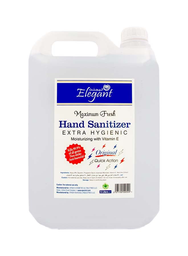 Elegant Hand Sanitizer Gel Clear 5Liters | Best Price UAE | Dubai, Abu ...
