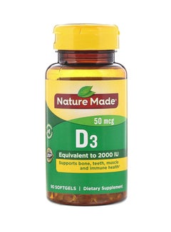 Nature Made Vitamin D3 Dietary Supplements 50 mcg - 90 Capsules UAE ...