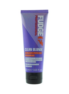 Fudge Clean Blonde Violet Toning Shampoo 50ml UAE | Dubai, Abu Dhabi