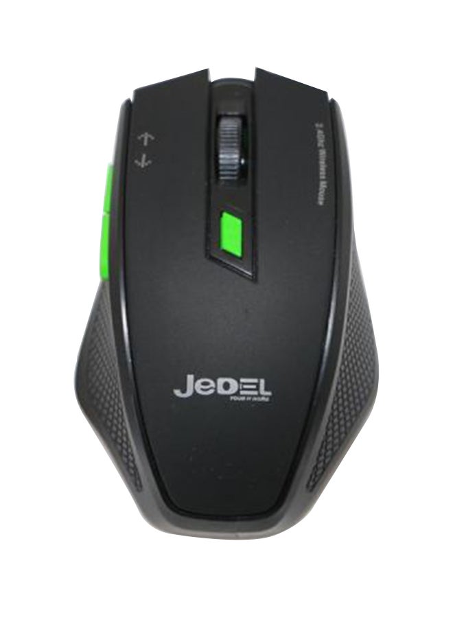 JeDEL Wireless Optical Mouse Black | Best Price KSA | Riyadh, Jeddah